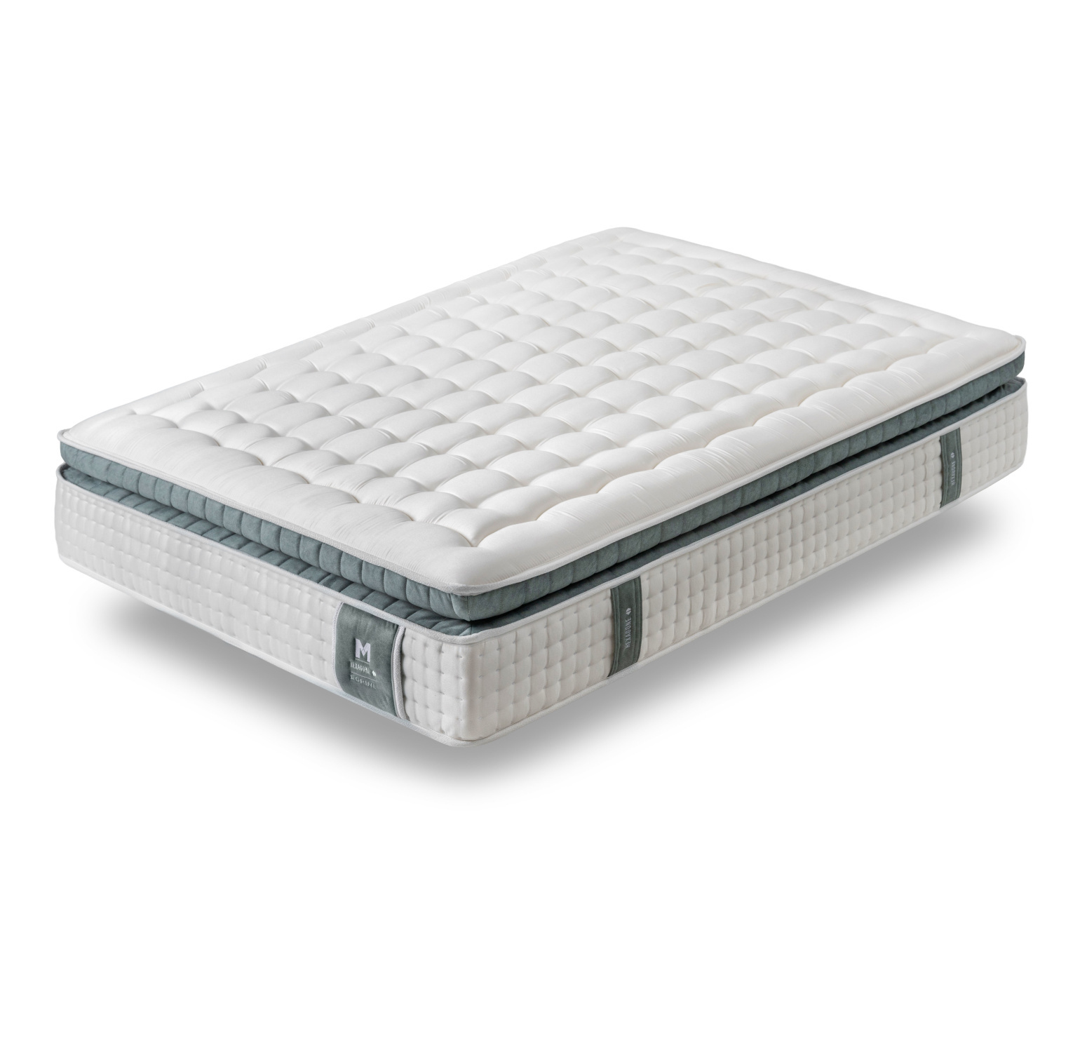 Matelas nano-ressorts pillow-top souple ECRIN - Maliterie.com
